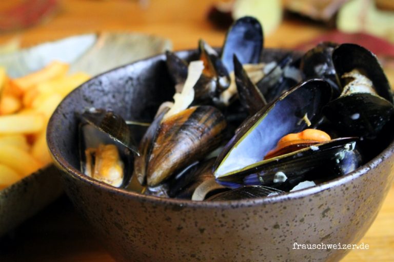 Moules au Roquefort- Iss Muscheln wie in Frankreich!